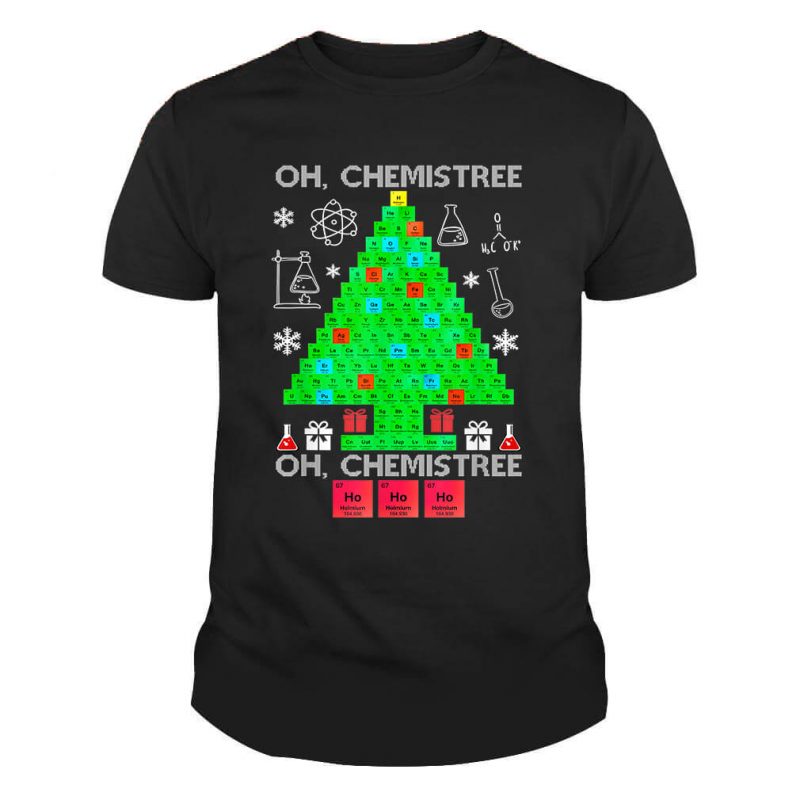 Oh Chemist Tree Chemistree Science Chemistry Christmas Periodic Table ...